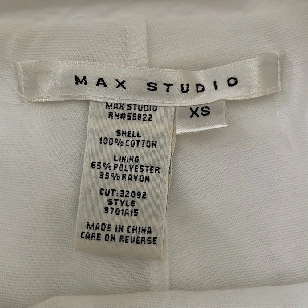 Max Studio | Skirts | Max Studio White A Line Skirt With Embroidery ...